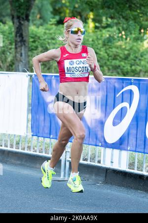 Citlali Cristian Moscote of Mexico competing in the women’s marathon on ...