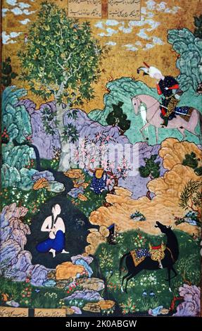 Persian painting. Colour plates Stock Photo - Alamy