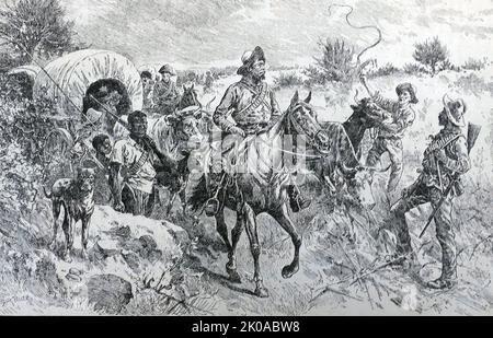 The Great Trek of the Boers Stock Photo - Alamy