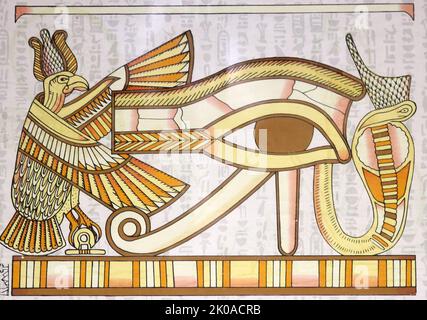 Wadjet (Wedjat, Uadjet, and Udjo) eye. Wadjet was said to be the matron ...