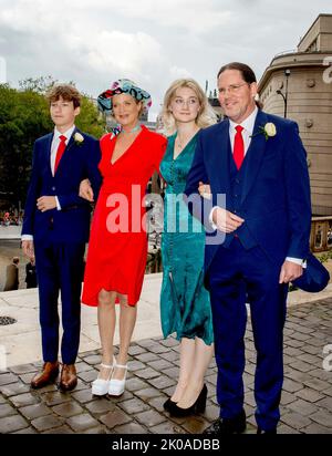 Oscar O'Hare, Princess Delphine, Josephine O'Hare and James O'Hare ...
