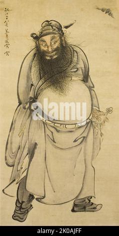 'Zhong Kui' is an 18th-century Chinese artwork created by Min Zhen ...