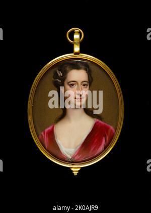 Portrait of a young woman, between 1700 and 1750 Stock Photo - Alamy