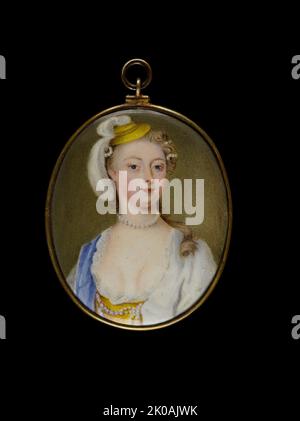 Portrait of a young woman, between 1725 and 1750 Stock Photo - Alamy
