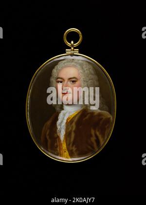 Portrait of a man, between 1725 and 1750 Stock Photo - Alamy
