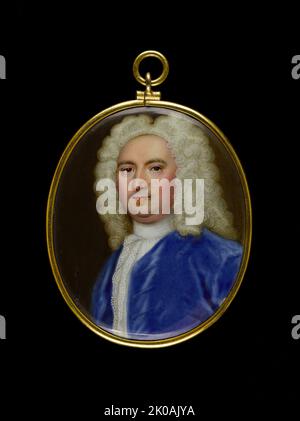 Portrait of a man, between 1725 and 1750 Stock Photo - Alamy