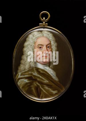 Portrait of a man, between 1725 and 1750 Stock Photo - Alamy