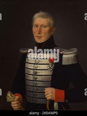 PORTRAIT OF THE LIEUTENANT-HENRI RENE DROUET Antoine Giroust (1753-1817 ...