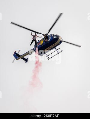 The incredible Red Bull Demo Team at the Stuart Air Show Stock Photo ...