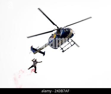 The incredible Red Bull Demo Team at the Stuart Air Show Stock Photo ...