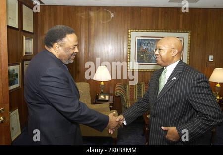 Secretary Alphonso Jackson with Mobile Mayor Samuel Jones - Secretary ...