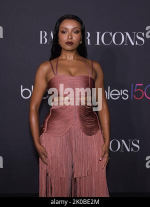 Kat Graham attends 2022 Harper's Bazaar ICONS & Bloomingdale's 150th ...