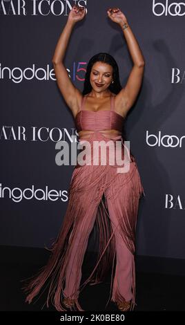 Kat Graham attends 2022 Harper's Bazaar ICONS & Bloomingdale's 150th ...