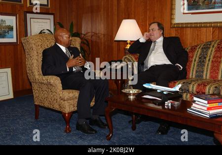 Secretary Alphonso Jackson with Britain's Deputy Prime Minister John ...