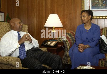 Secretary Alphonso Jackson with with Cassandra Butler - Secretary ...