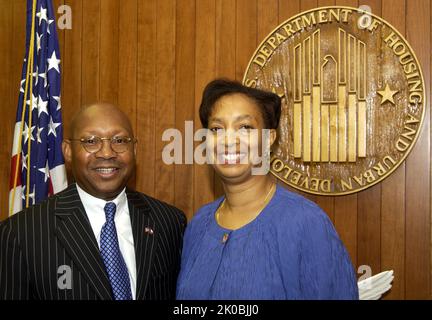 Secretary Alphonso Jackson with with Cassandra Butler - Secretary ...