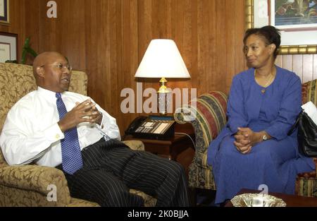 Secretary Alphonso Jackson with with Cassandra Butler - Secretary ...