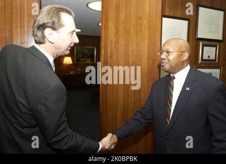 Secretary Alphonso Jackson with Patrick Pujda. Secretary Alphonso ...
