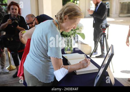 Roma, Lazio, Italy. 9th Sep, 2022. At the British embassy of Rome ...
