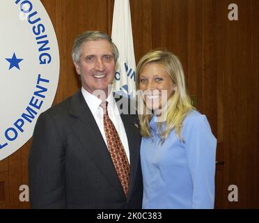 Andrew Card Visits HUD. Andrew Card Visits HUD Subject, White House ...