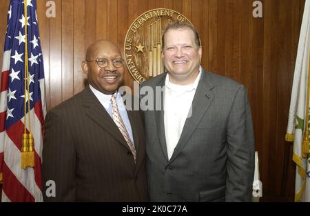 Secretary Alphonso Jackson with Drew Carey. Secretary Alphonso Jackson ...