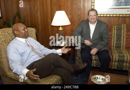 Secretary Alphonso Jackson with Drew Carey. Secretary Alphonso Jackson ...