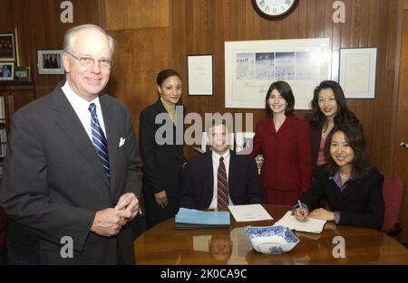 General Counsel Richard Hauser with Staff. General Counsel Richard ...