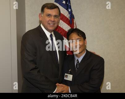Secretary Mel Martinez in Fresno, California. Secretary Mel Martinez in ...