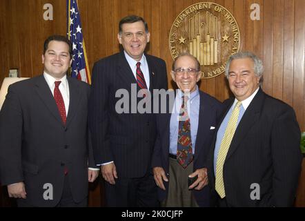 Secretary Mel Martinez with Ramon Barquin. Secretary Mel Martinez with ...