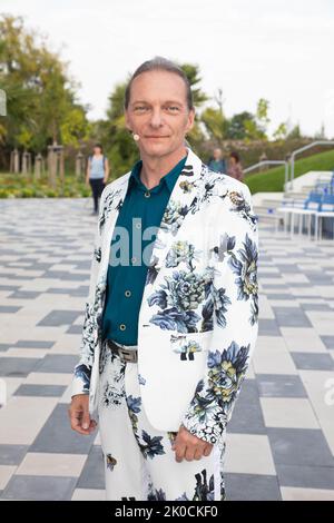 Frank Zimmermann bei der Fotoprobe zum Theaterstück 'Jedermann' auf der ...