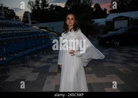 Maya Forster bei der Fotoprobe zum Theaterstück 'Jedermann' auf der ...