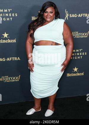 Nicole Byer arrives at the 74th Primetime Emmy Awards on Monday, Sept ...