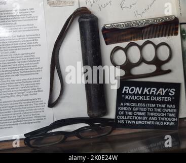 Items belonging to Ronald 'Ronnie' Kray ( 1933 - 1995) one of twin ...