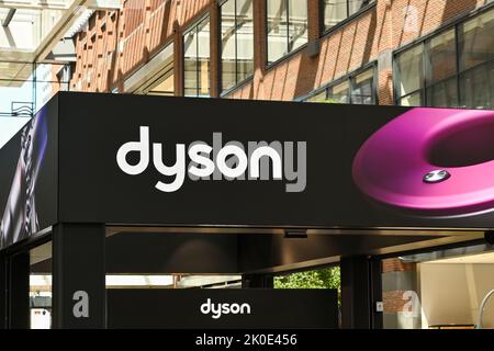 Utrecht, Netherlands - August 2022: Promotional stand for Dyson ...