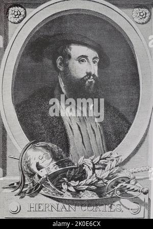 Hernan Cortes, (1485 - December 2, 1547) Spanish Conquistador who led ...