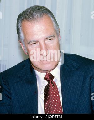 SPIRO AGNEW (1918-1996) as 39th Vice President of the United States in ...