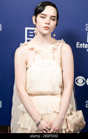 Sophie Thatcher attends the red carpet of the 2023 HCA Film Awards ...