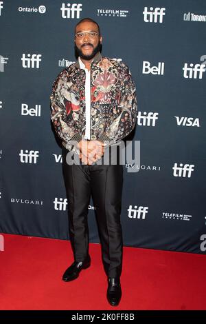 Tyler Perry attends the "Sidney" Premiere during the 2022 Toronto ...