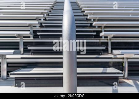 aluminum stair railing Stock Photo - Alamy
