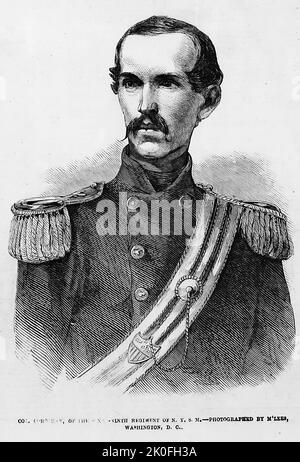 Portrait of Michael Corcoran, Union Army General in the American Civil ...