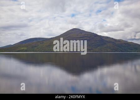 Embracing the natural reflections of Loch Alsh, Scottish Highlands ...