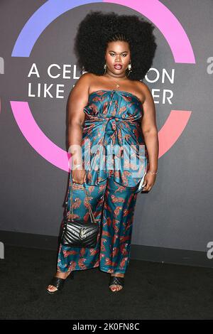 Jari Jones attends Bloomingdale's 150th Anniversary and Harper's BAZAAR ...