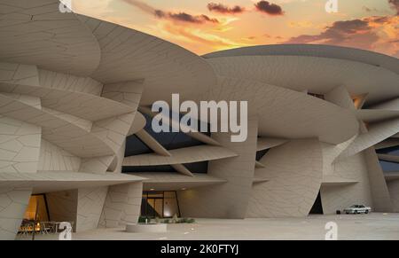 The desert rose crystal inspired architecture of National Museum of ...