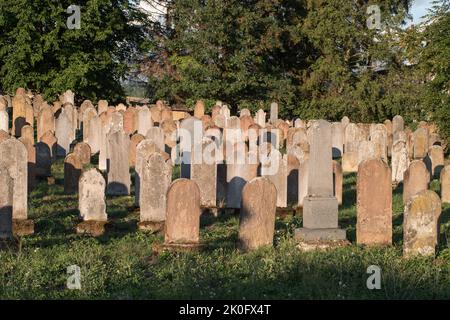 Bardejov, Slovakia. Historical Jewish cemetery from 18th to 20th ...