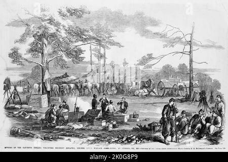 The Eleventh Indiana Volunteer Regiment (Zouaves), Colonel Lewis ...