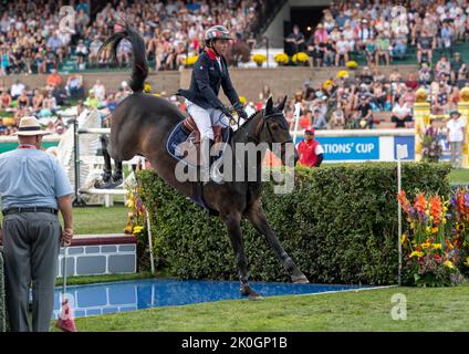 Marc DILASSER (FRA) riding ARIOTO DU GEVRES during the Day 2 of the ...