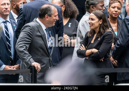New York City Comptroller Brad Lander speaks at the "New York Is Not ...