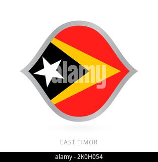 East Timor Basketball Concept with National Flag Design. Perfect for ...