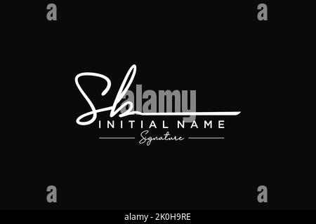 SB Signature Logo Template Vector Stock Vector Image & Art - Alamy