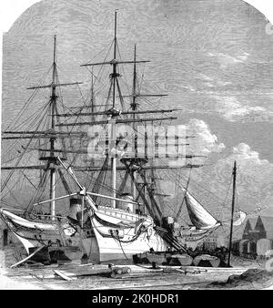 Die Hospitalschiffe für die englische Expedition nach Abessinien, 1868 ...